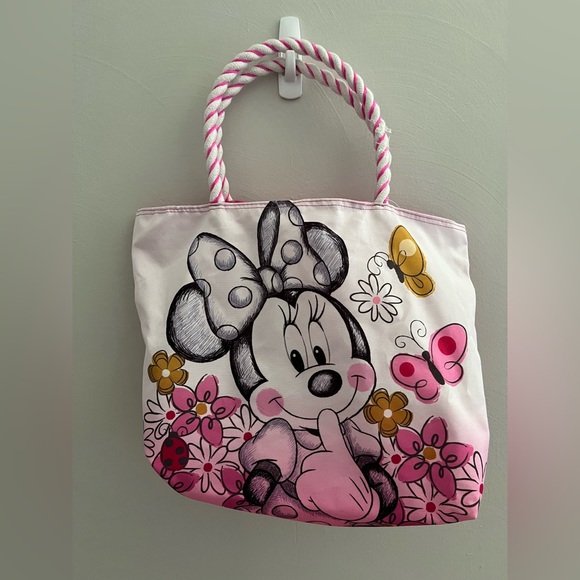 Disney | Accessories | Minnie Mouse Beach Tote With Rope Handles | Poshmark